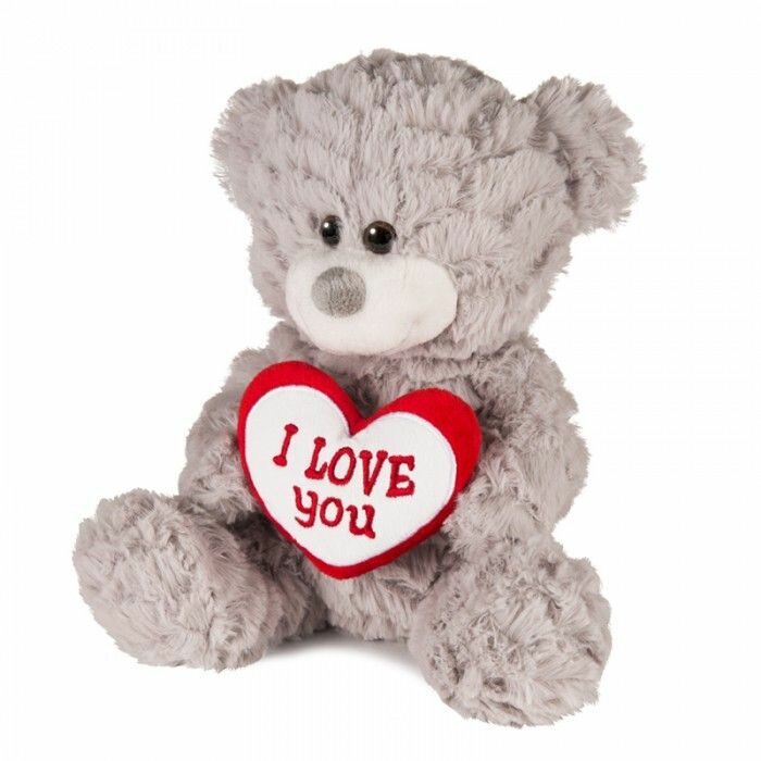 Мягкая игрушка Maxi Toyz мишка Очаровашка с Сердцем 23 см