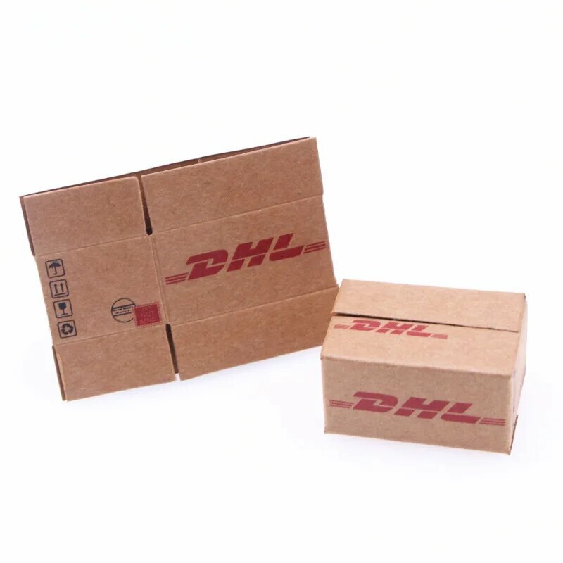 5 шт. Мини картонные коробки DHL 1:12
