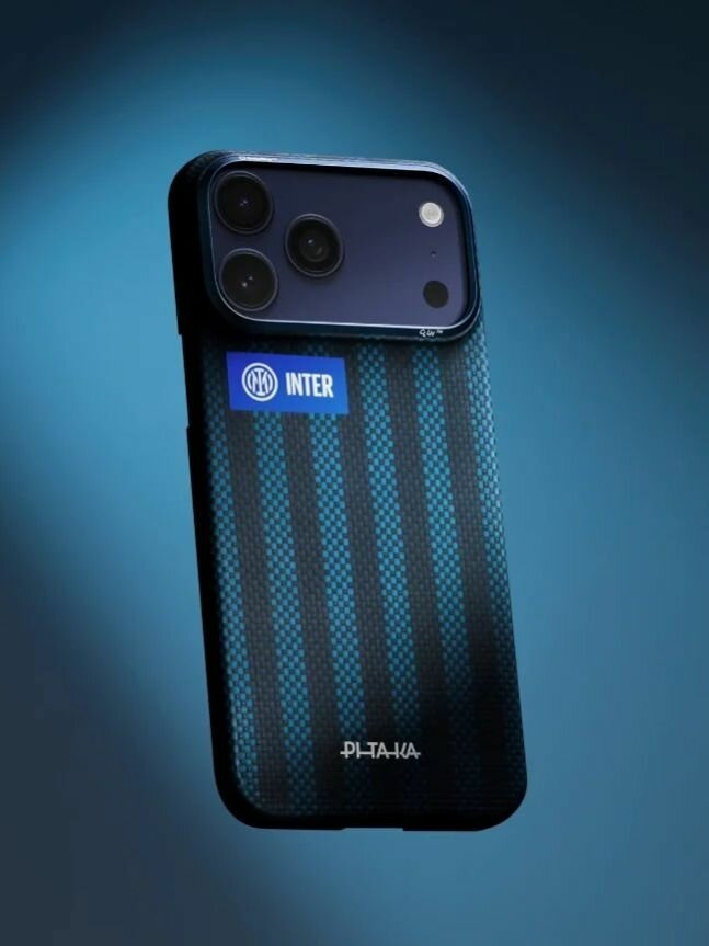 Чехол Pitaka Ultra-slim iPhone 17 Pro Max Inter, (карбоновый)