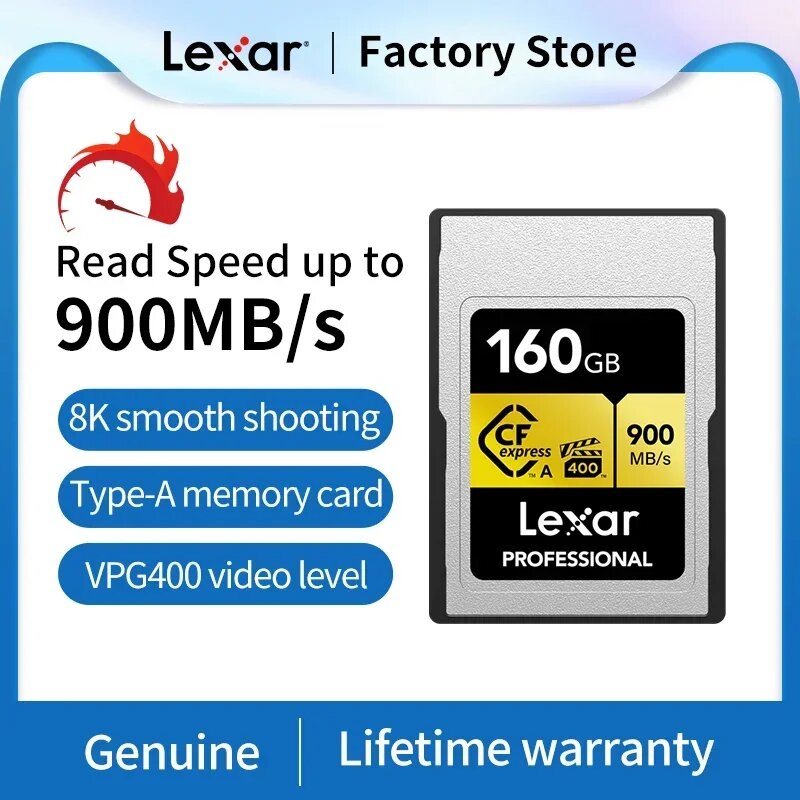 Lexar CFA CFexpress Type A карта памяти 80/160/320 ГБ для Sony Alpha 7IV/FX3/FX6 80GB
