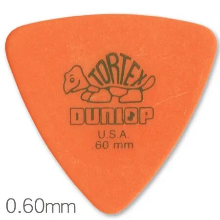Dunlop Tortex 0.6 MM, оранжевый медиатор