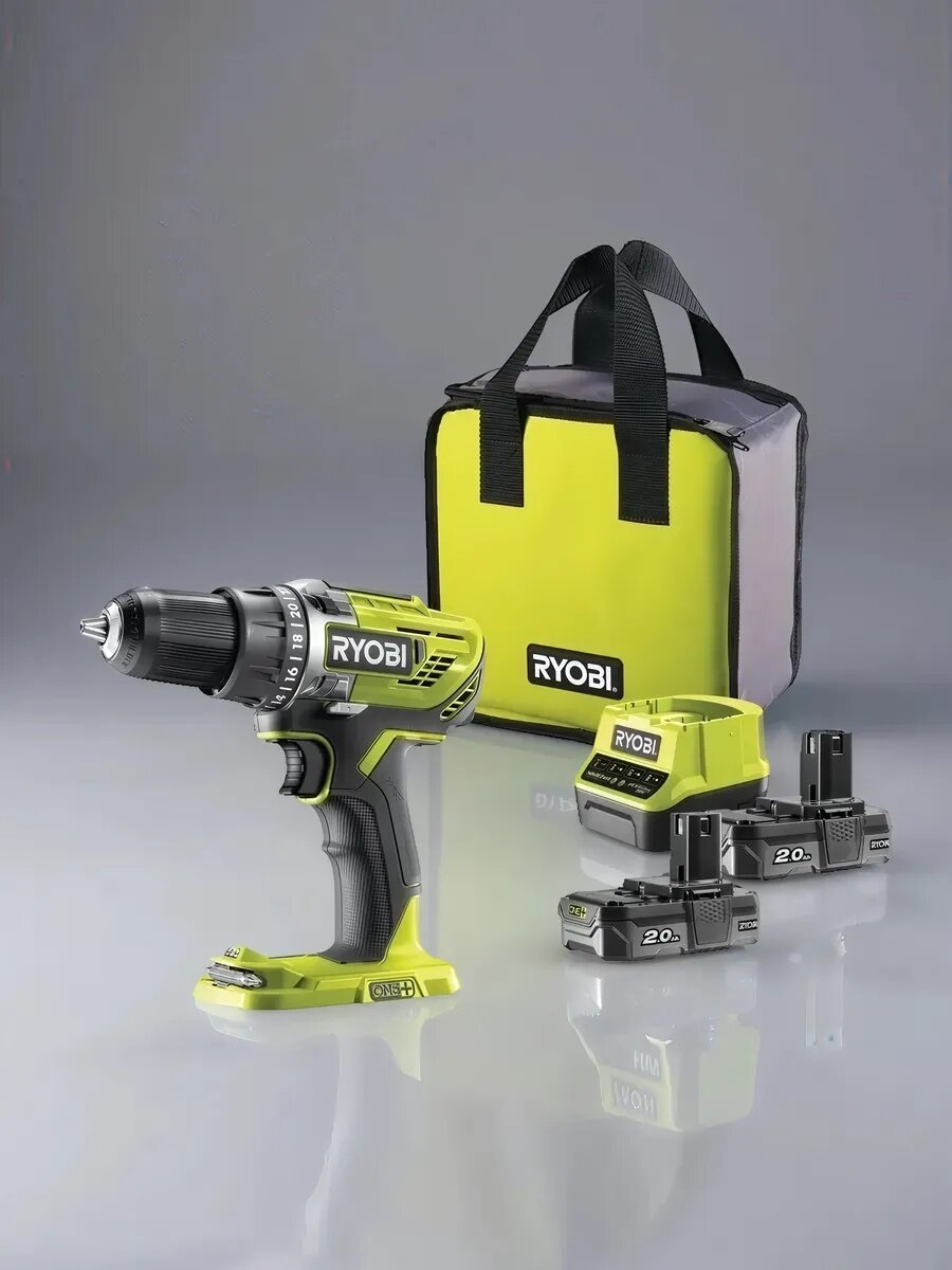 Компактная дрель-шуруповерт Ryobi ONE+ R18DD3-120S 5133003347