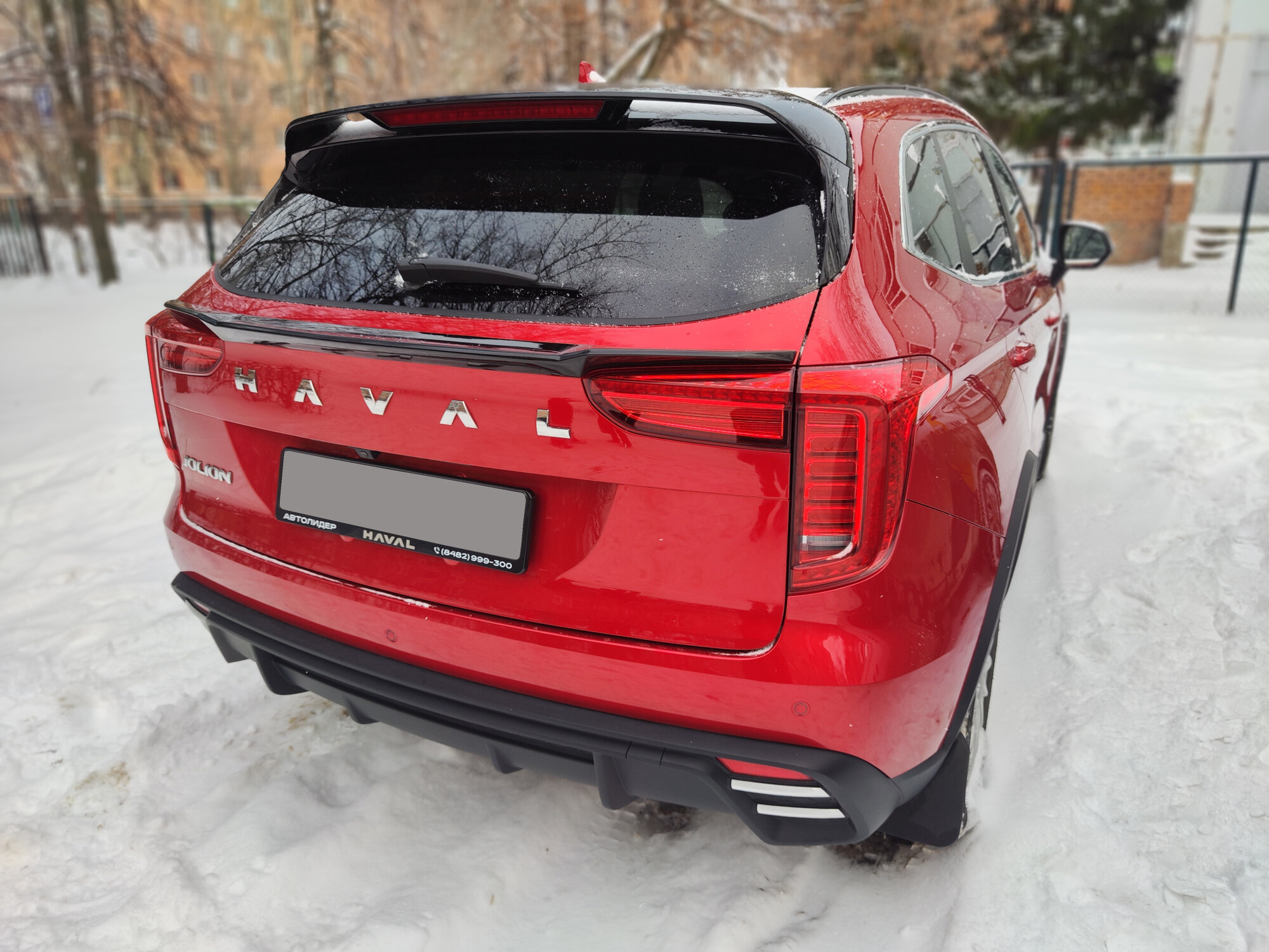 Спойлер на haval jolion / Джулион, некрашеный