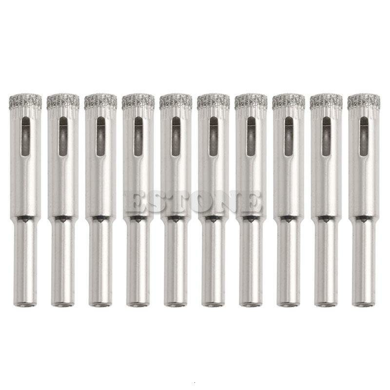 Алмазные коронки для сверления, 8 мм, Серебро