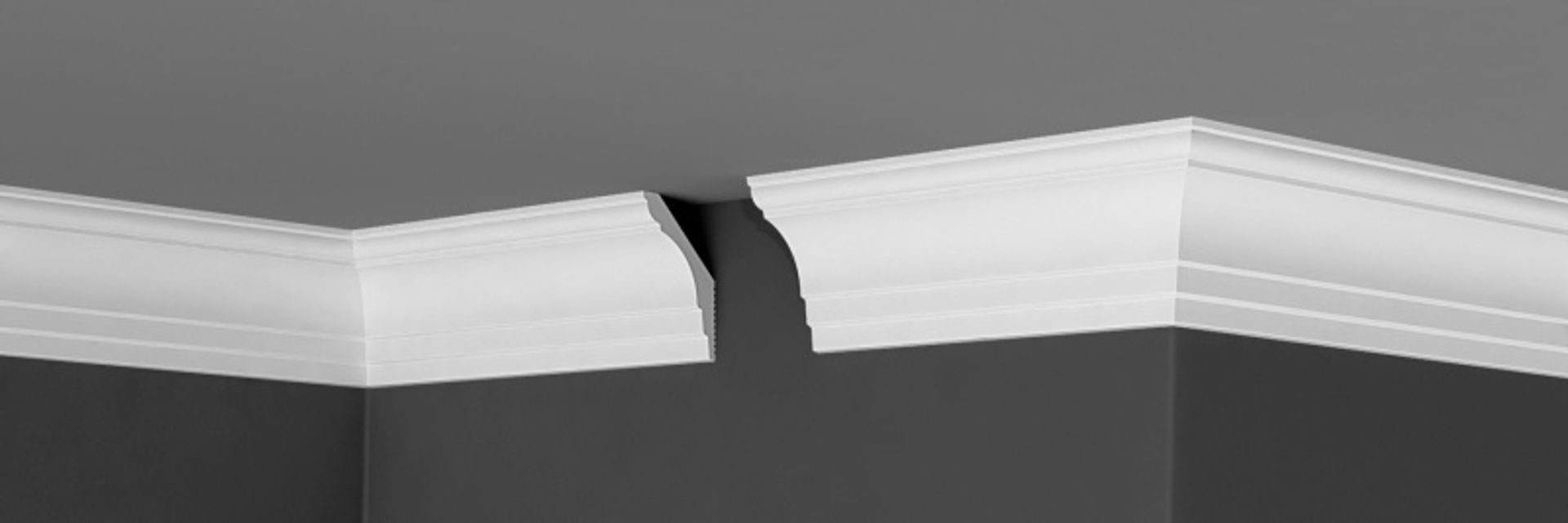 Плинтус Потолочный Де-Багет П10 50/80 Д2000хШ50хВ80 мм