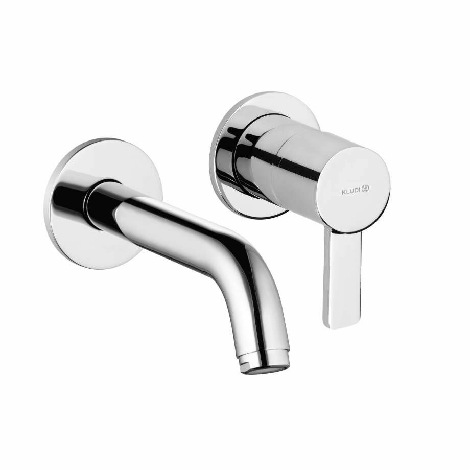 Смеситель для раковины KLUDI ZENTA 382440575 (хром, длина излива-18, современный)