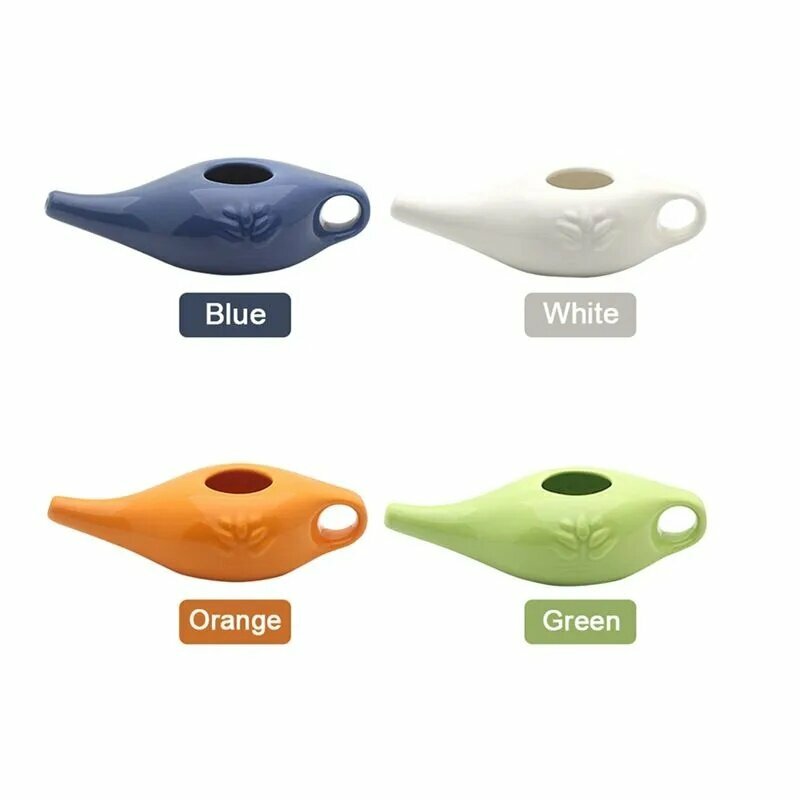 Керамический чайник для промывания носа Neti Pot 250 мл, белый