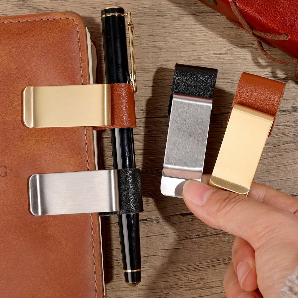 Портативный держатель для ручек, зажимы для ручек для блокнотов, 1/2 шт.