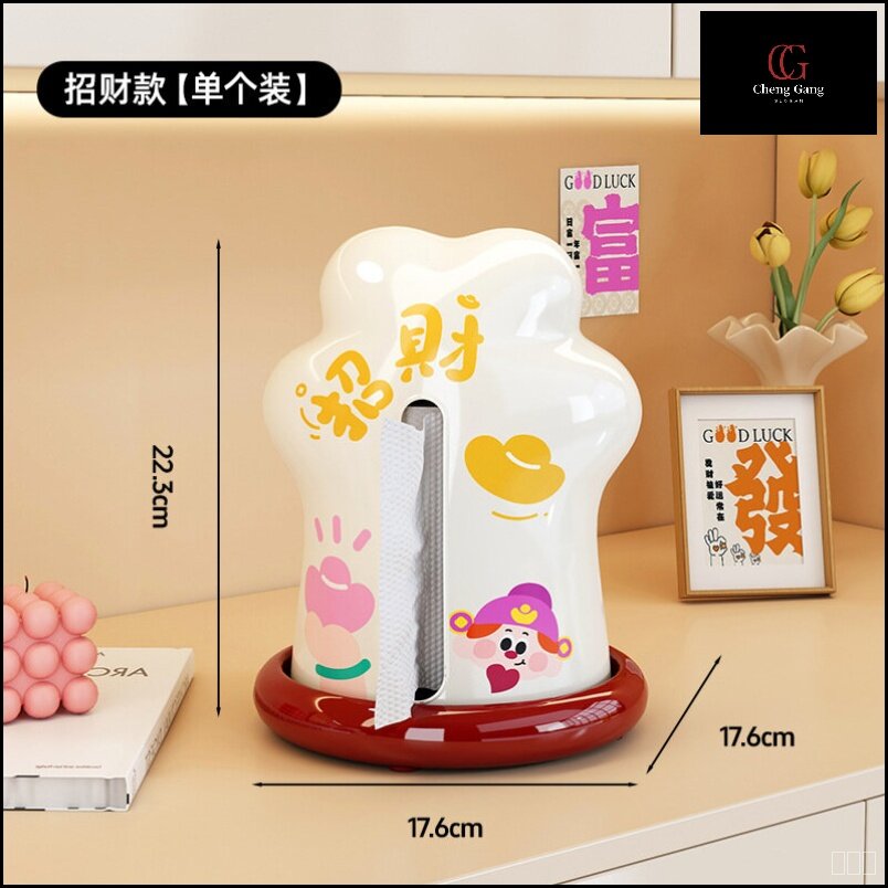 Домашняя коробка для хранения салфеток, милый высококачественный настольный короб для салфеток, коробка для салфеток в прихожей, коробка для салфеток с кошачьей лапкой для гостиной