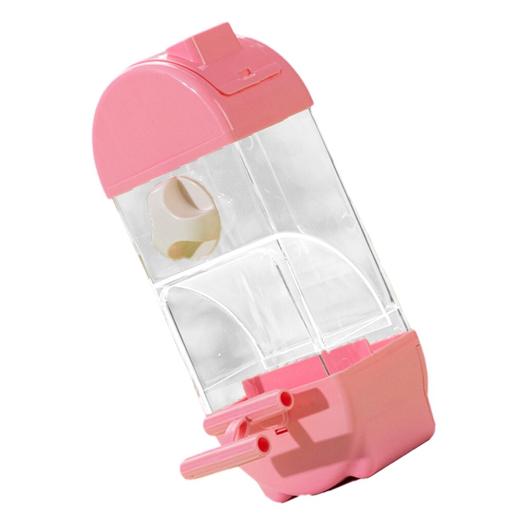 Автоматическая кормушка для птиц с четким дизайном, Подвесная кормушка для птиц в клетке, Контейнер для корма для попугаев, волнистых попугайчиков и какаду