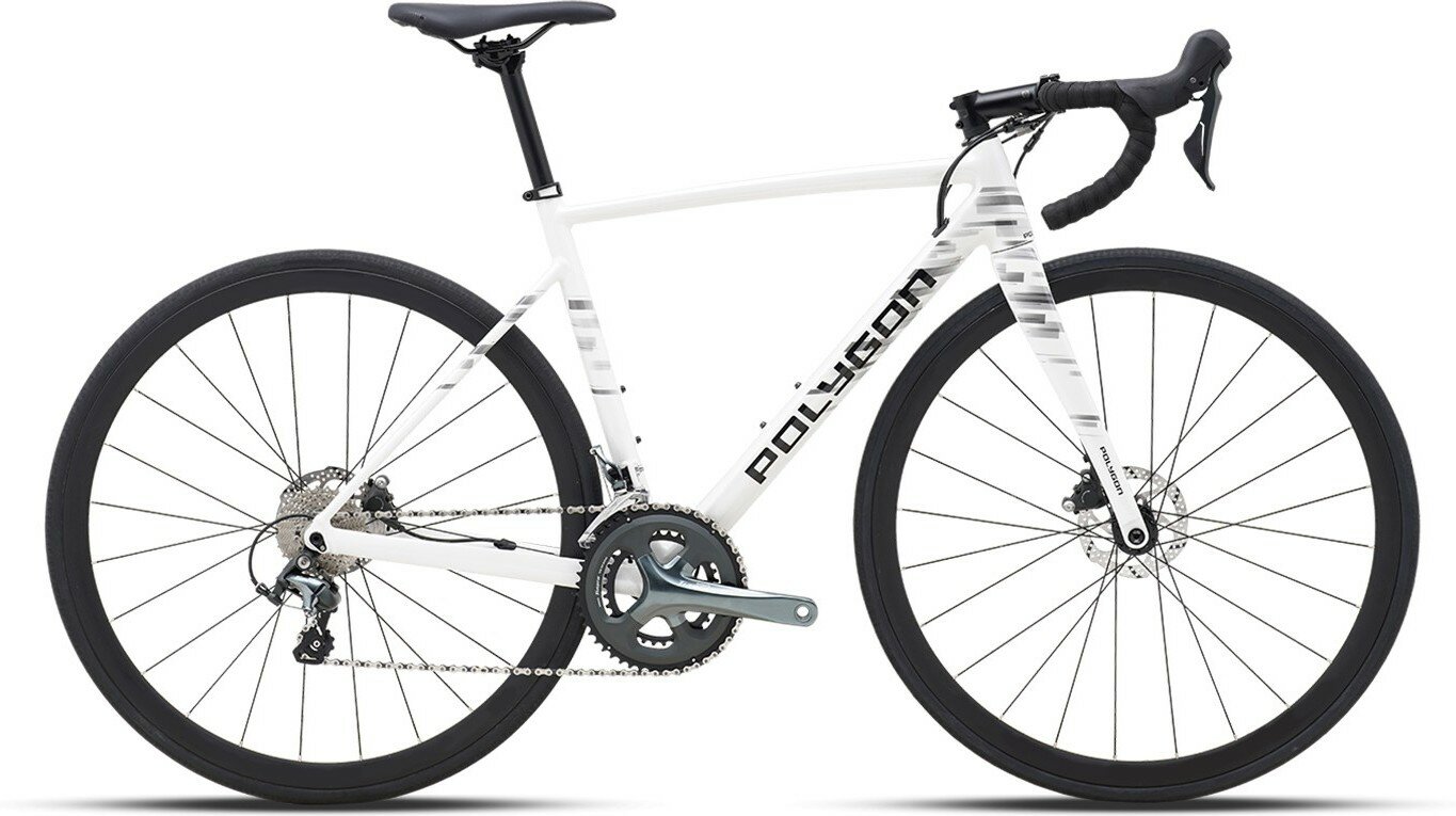 Велосипед шоссейный Polygon Strattos S4D 700C (2024), рама S, цвет Белый