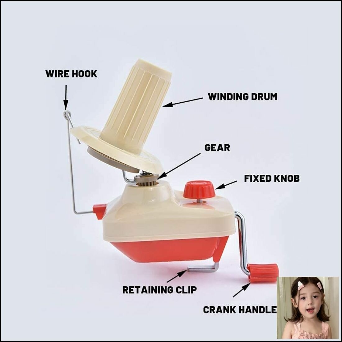 Ручная машина для намотки пряжи/намоточный станок/устройство для перемотки