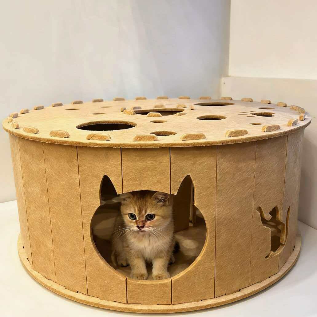 Туннель для кошачьего домика "Скрытая игрушка для кошек", Кошачий домик