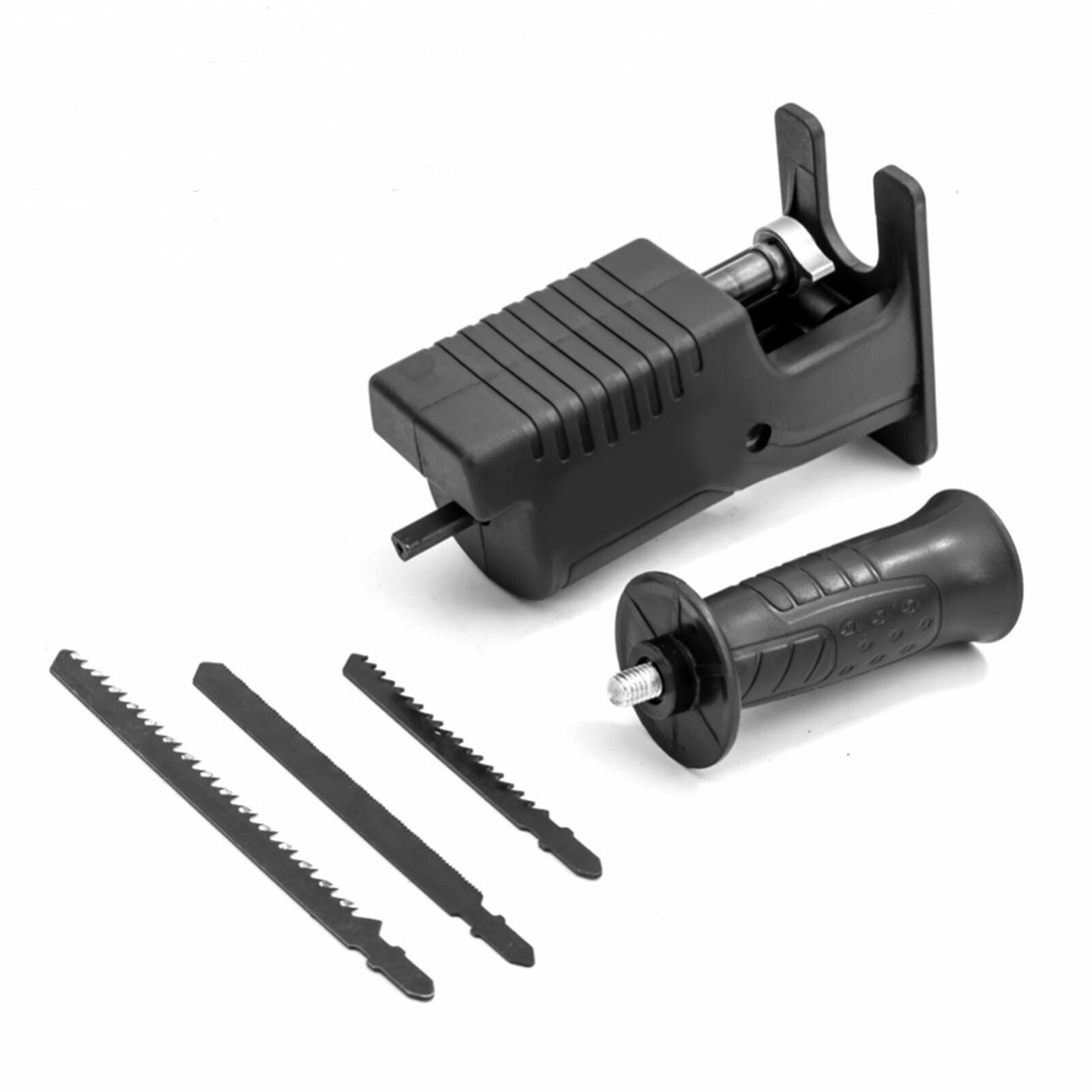 Электрическая дрель, модифицированный комплект сабельной пилы, адаптер и ручка для пилы по металлу, дереву