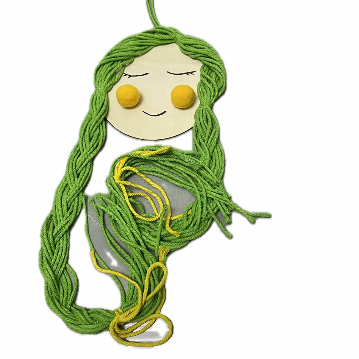 Корейский настенный органайзер для хранения заколок для волос в детской комнате, милый настенный держатель для украшений и аксессуаров для волос, настенный органайзер-ремешок.