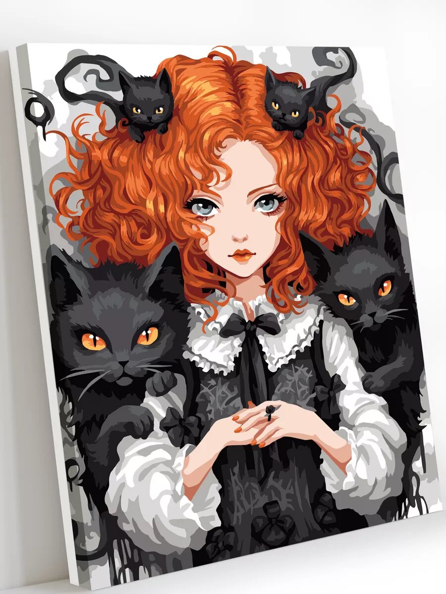 Картина по номерам Hobby Paint Милая ведьма