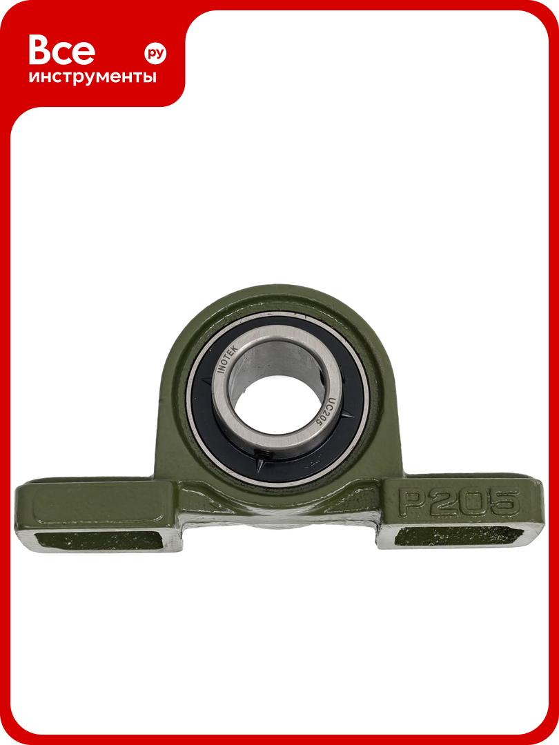 Подшипниковый узел инотэк UCP 205 4680150972561, с лапами, из чугуна
