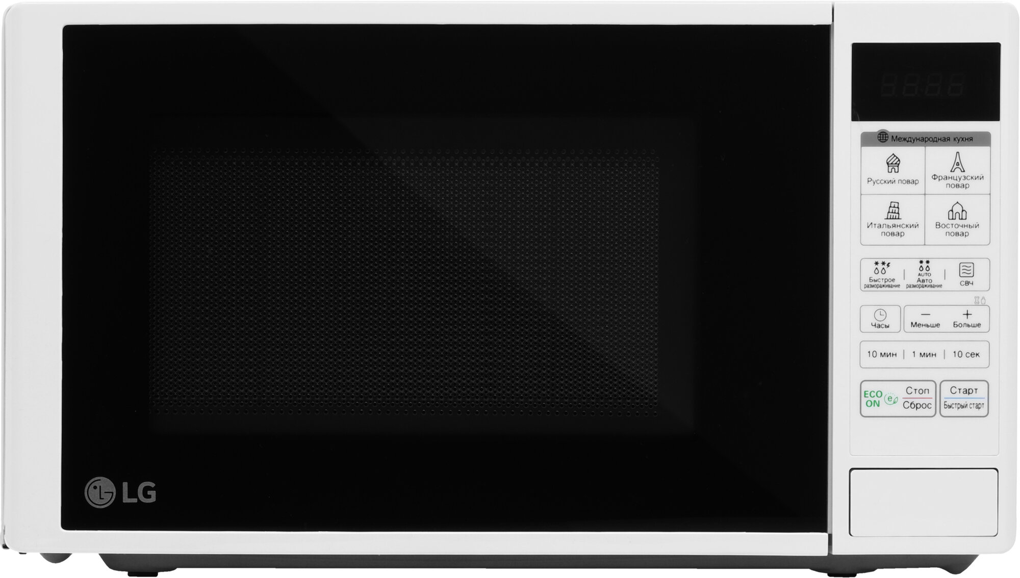 Микроволновая печь LG MS20R42D, 700Вт, объём камеры 20л, кнопочное управление