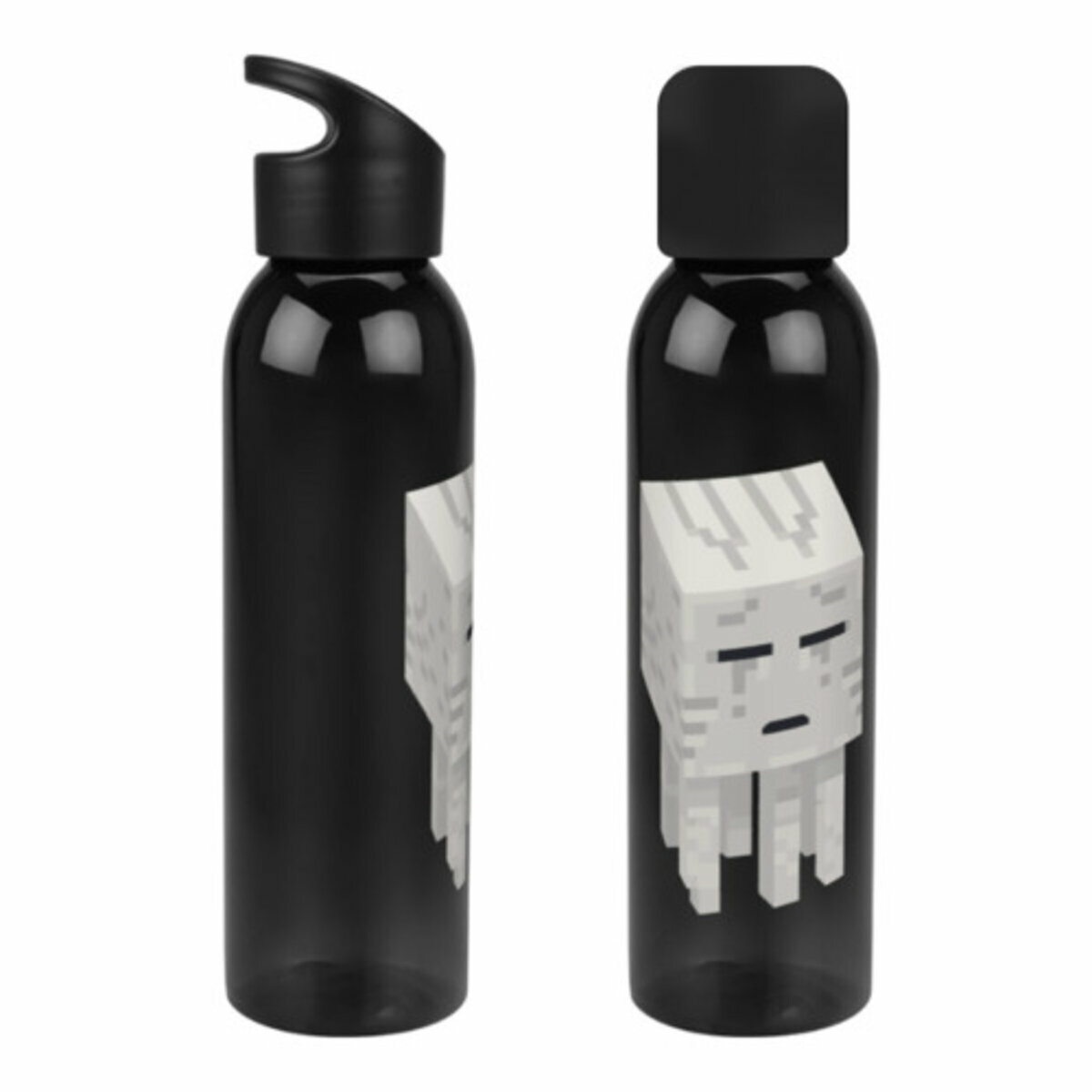 Бутылка для воды «гаст майнкрафт Ghast игрушка с гастом» (черный)