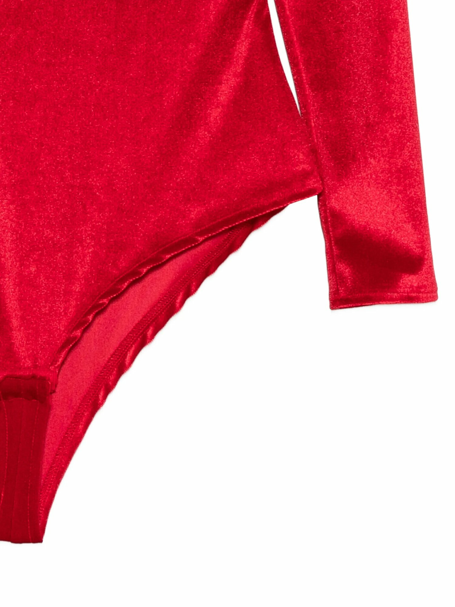 Боди бельевое ATU BODY COUTURE High-neck bodysuit, размер 2XL, red — фото 1