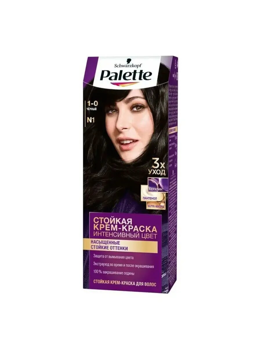 Краска для волос Palette черный 110 мл