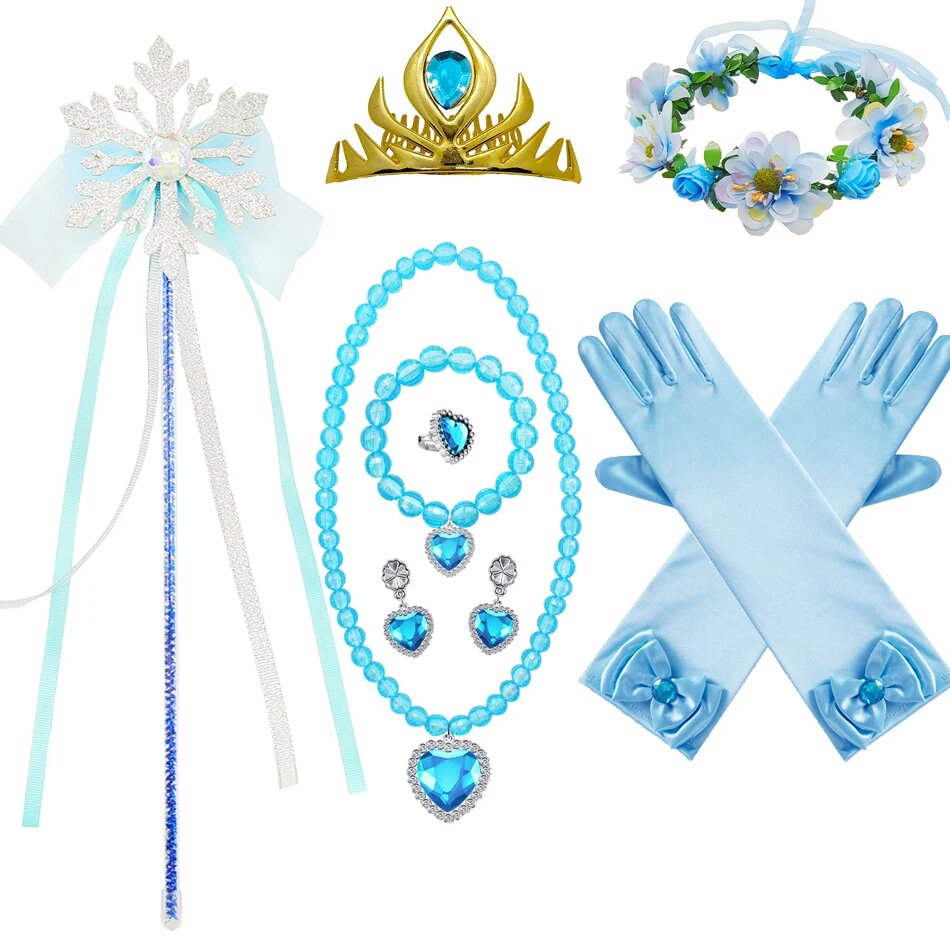 Детское платье Русалочка Ариэль оllobebe 7-8Y Tag-140, Accs 02