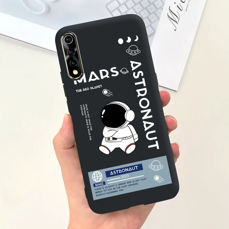Милый модный чехол с рисунком конфет для Vivo S1 чехол 1907 v1904 Мягкий Black 1790, Vivo V17 Neo