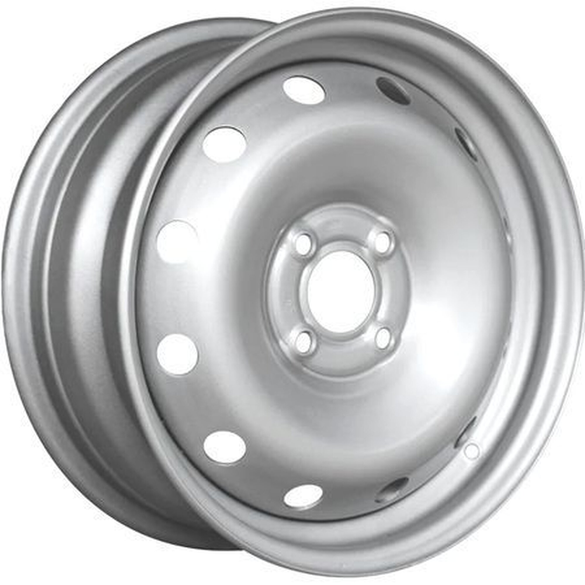 Колесный штампованный диск ТЗСК Тольятти Renault Logan 2 R15x6 4x100 ET40 CB60.1 Silver