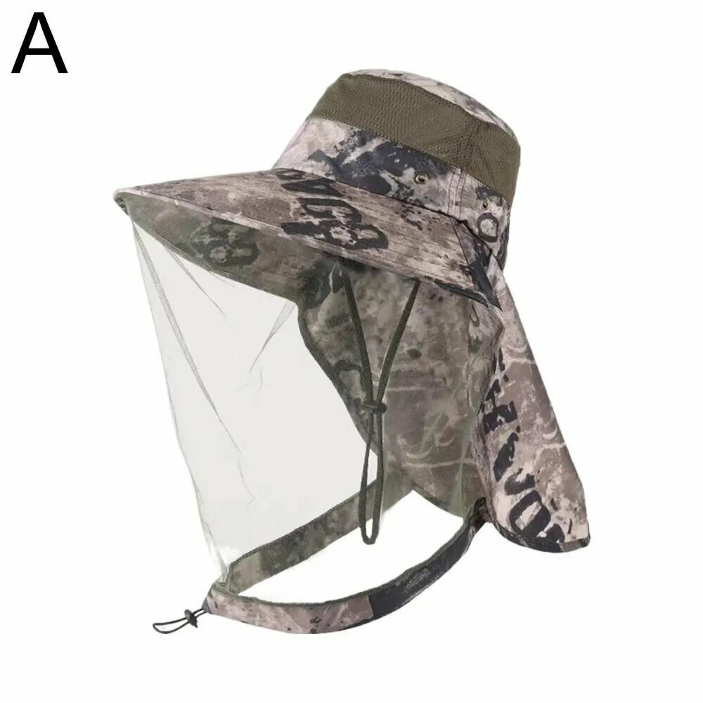 Москитная сетка на голову КМФ78 Накомарник, зеленый