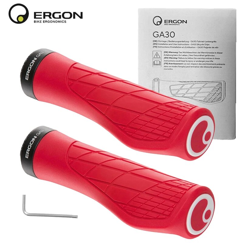 Ergon GA3 L Грипсы для горного велосипеда Красный, Red