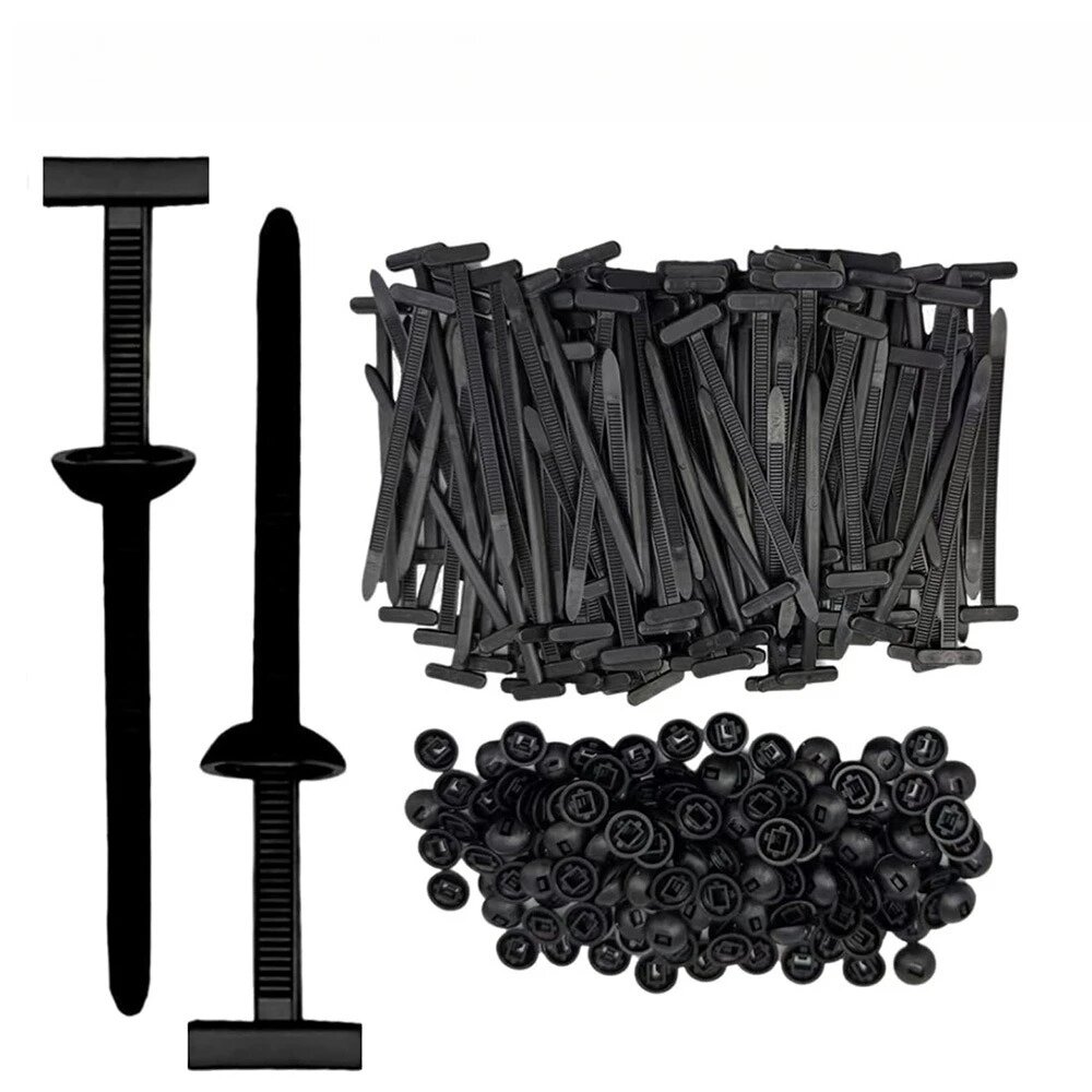 Нейлоновые пряжки для кабеля, 30Set