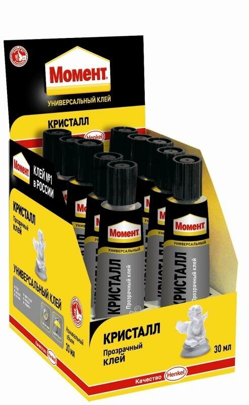 Момент Клей Момент Кристалл 30мл в шоу-боксе Момент C0036325
