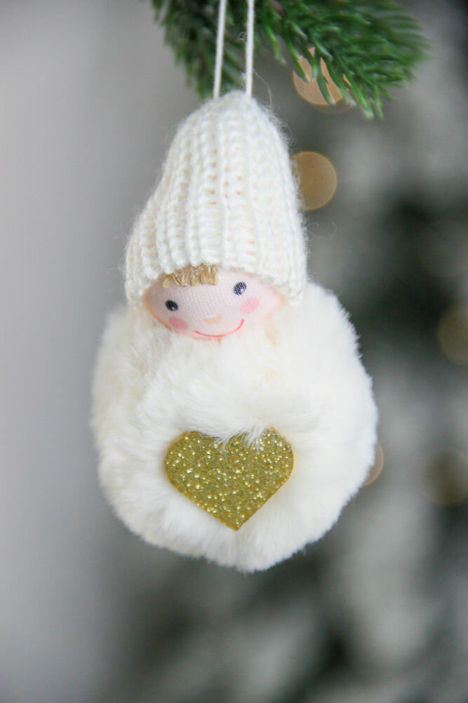 Ёлочная игрушка малыш свит, полиэстер, 9 см, Koopman International ANM222750-1