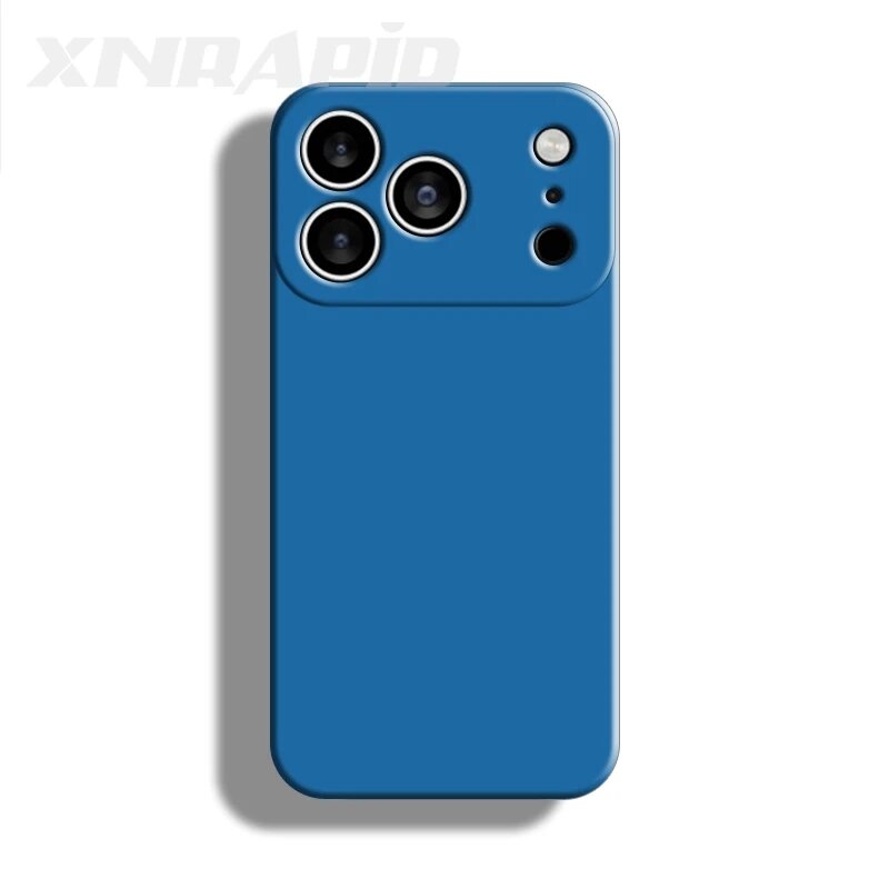 Матовый чехол для iPhone 17 Pro Max, а также для iPhone 17 Air, 16E, 16e, 15, 14, 13, 12 Mini, 11 Pro, X, XR, Xs Max, 7, 8 Plus – жидкий силиконовый чехол