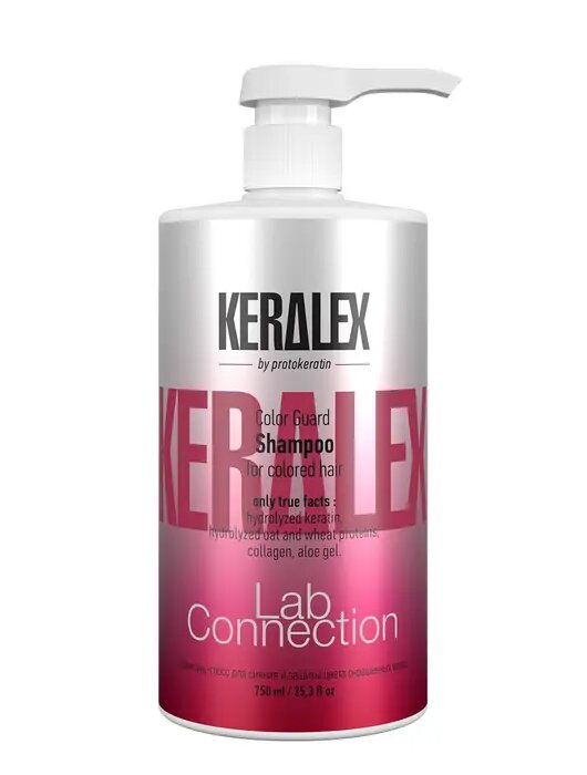 Шампунь KERALEX для сияния и защиты цвета окрашенных волос, 750 мл