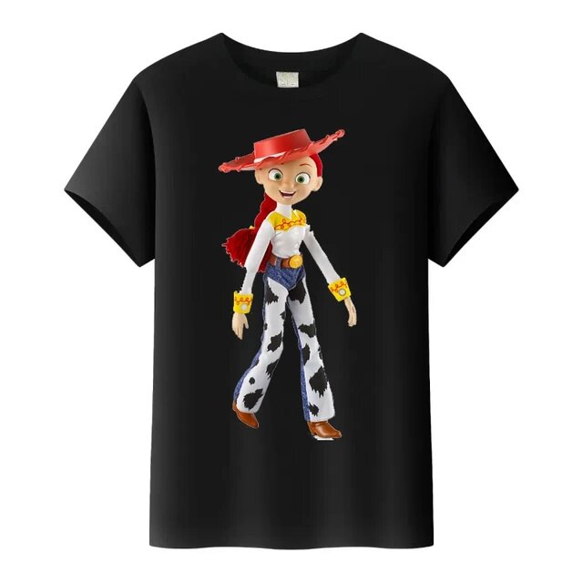 Милая детская футболка с рисунком из мультфильма «История игрушек» от Disney, женская футболка с коротким рукавом, мужская футболка, семейная футболка для девочек, женская футболка.