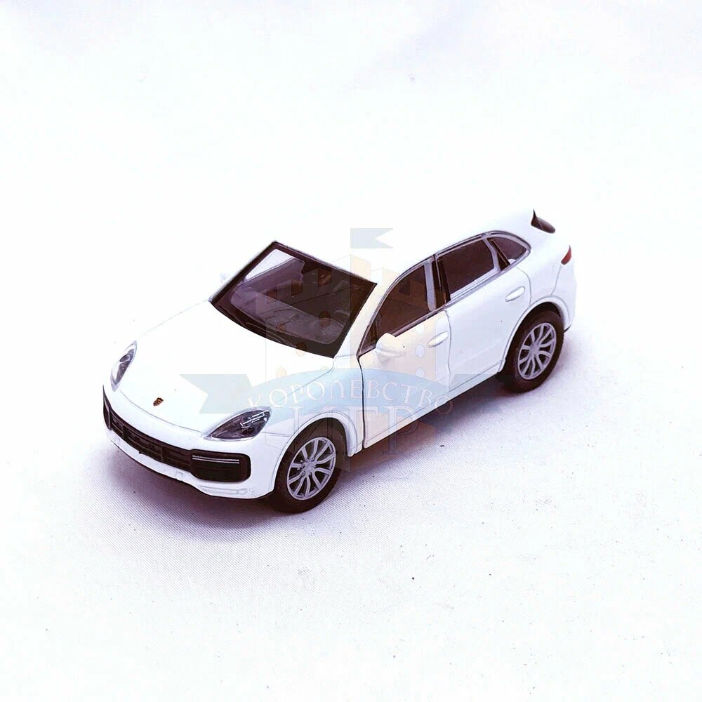 Машинка Welly Porsche Cayenne Turbo, белый, 1:38, арт.43773W-W