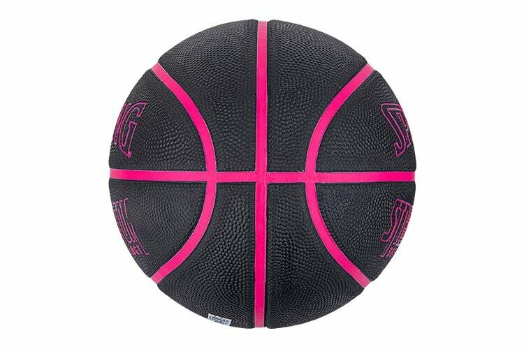 Баскетбольный мяч унисекс SPALDING Street Phantom Collection, неоново-розовый, размер 6-7, тренировочный