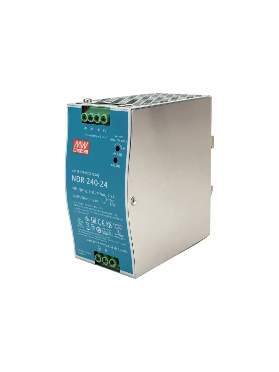 Источник питания Mean Well NDR-240-24