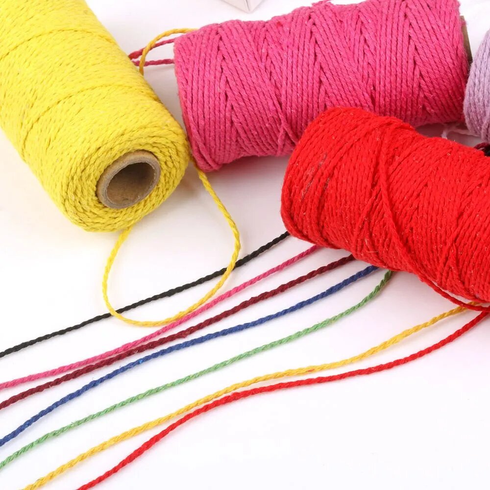 Прочный Конопляной Шнур 100M Для Ремесел И Украшения Мероприятий Зеленый 5.00X5.00X10.00Cm