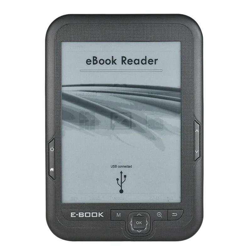 Электронная книга 6" E-book Reader, серый, 黑色 экран, для чтения книг