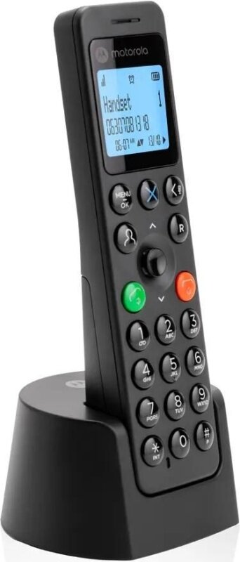 107DOT201BLACK / Радиотелефон Motorola DOT201, черный (107dot201black)