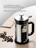Френч-пресс Borosilicate Glass Stainless Steel Brewer French Press Coffee Pot