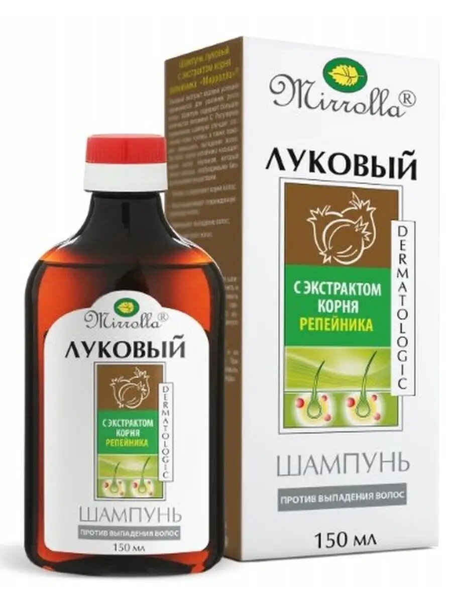 Mirrolla шампунь луковый с экстрактом ко