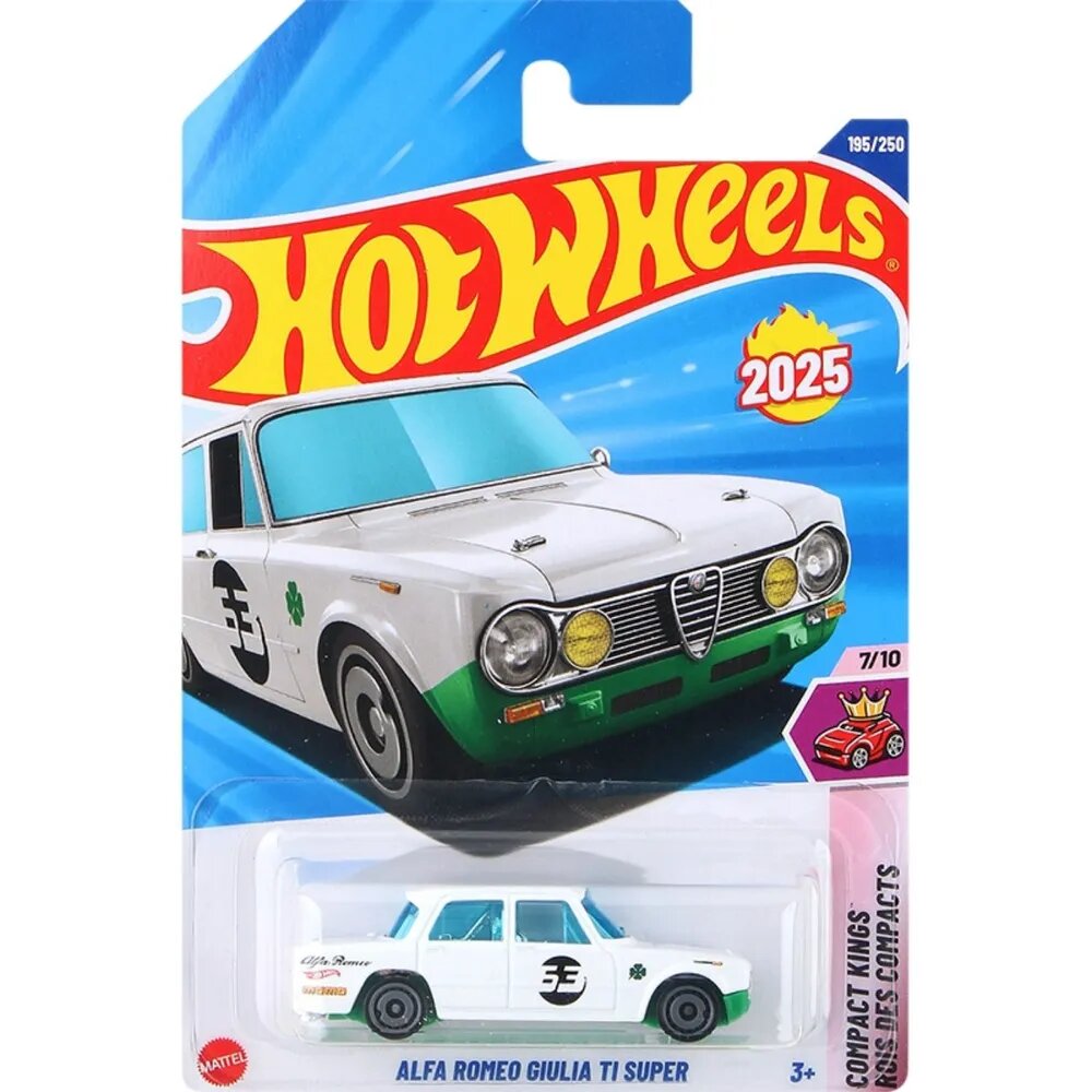 Hot Wheels 1:64 Alfa Romeo Giulia TI Super 2025Q серия - Лимитированная коллекционная модель