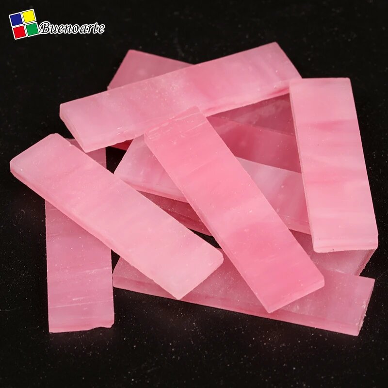 Витражное стекло для мозаики Буеноде Розовый, SF52a