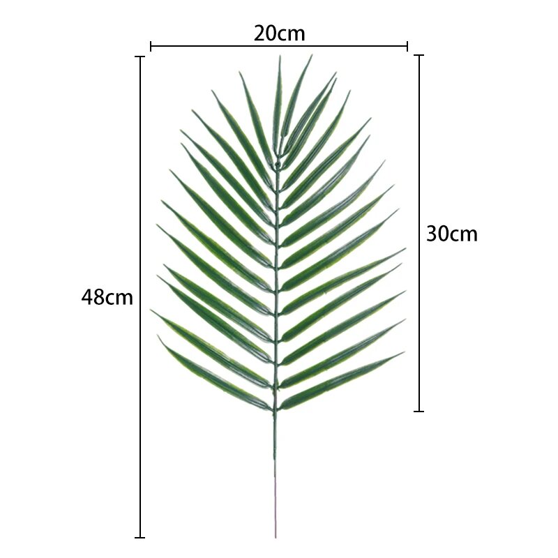 Искусственные Тропические Пальмовые Листья, Гавайская Лампа, Джунгли И Сафари, Аксессуары Для Украшения Стола