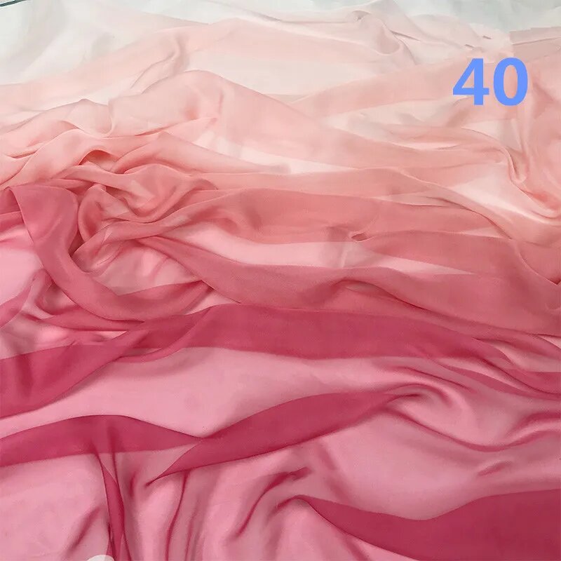 Шифон розовый, цвет 40, 150х100 см