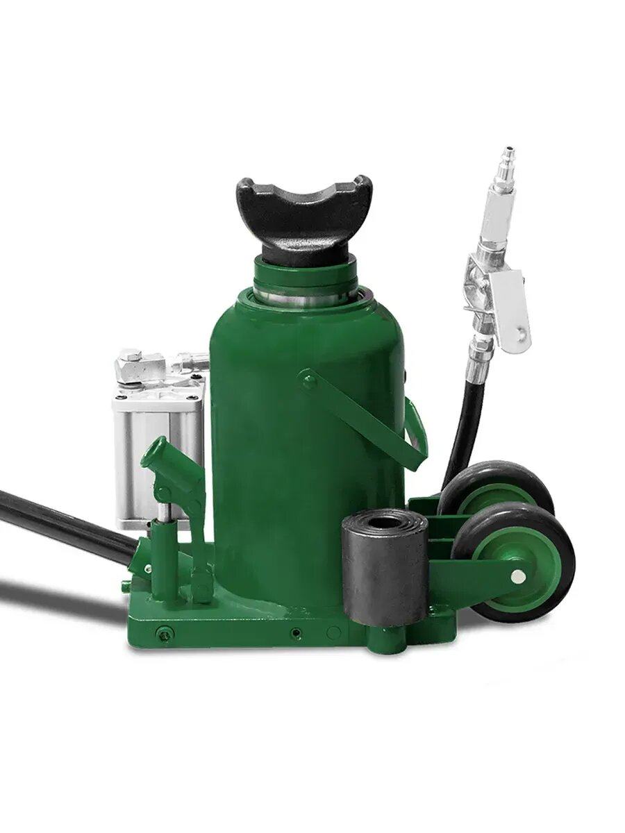 Пневмогидравлический домкрат бутылочный 50т, 285-525 мм