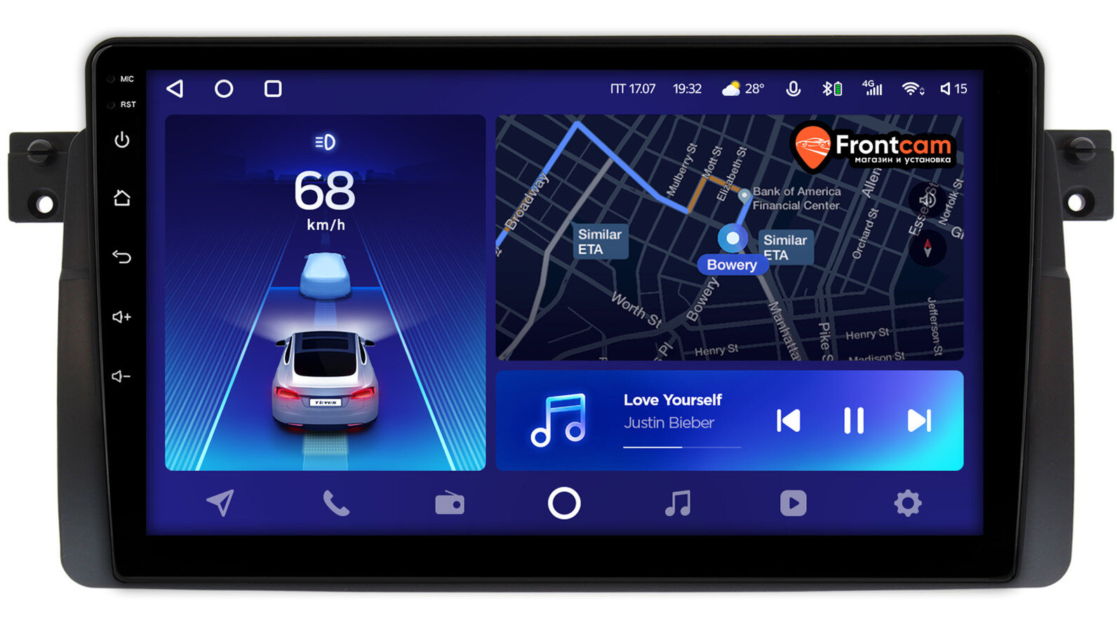 Штатная магнитола Teyes CC2 PLUS 6/128 9" RM-9163 BMW 3 (E46) 1998-2007 Android 10 (4G-SIM, DSP, QLed)